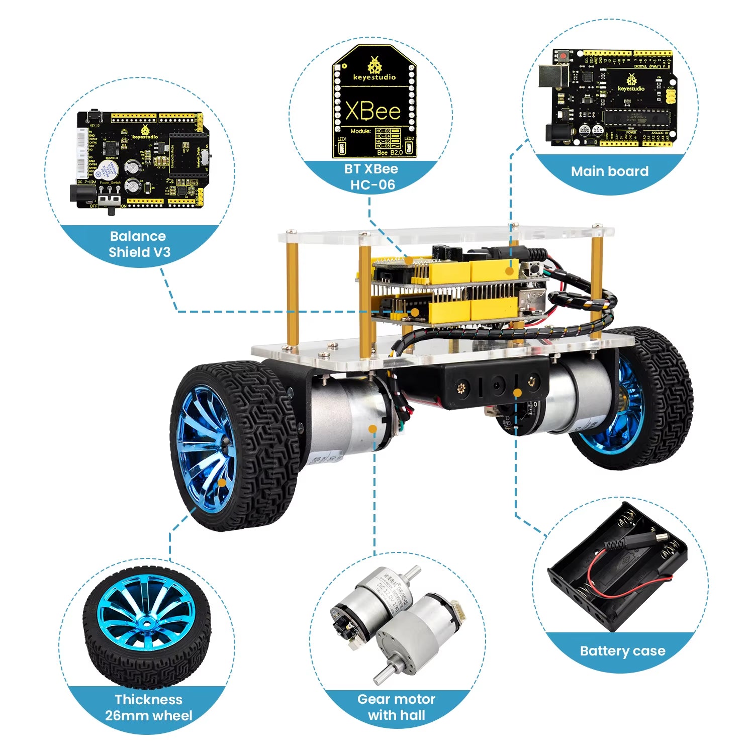 Robot Balanceado - Kit Arduino Programming – Tienda del Inventor CLH
